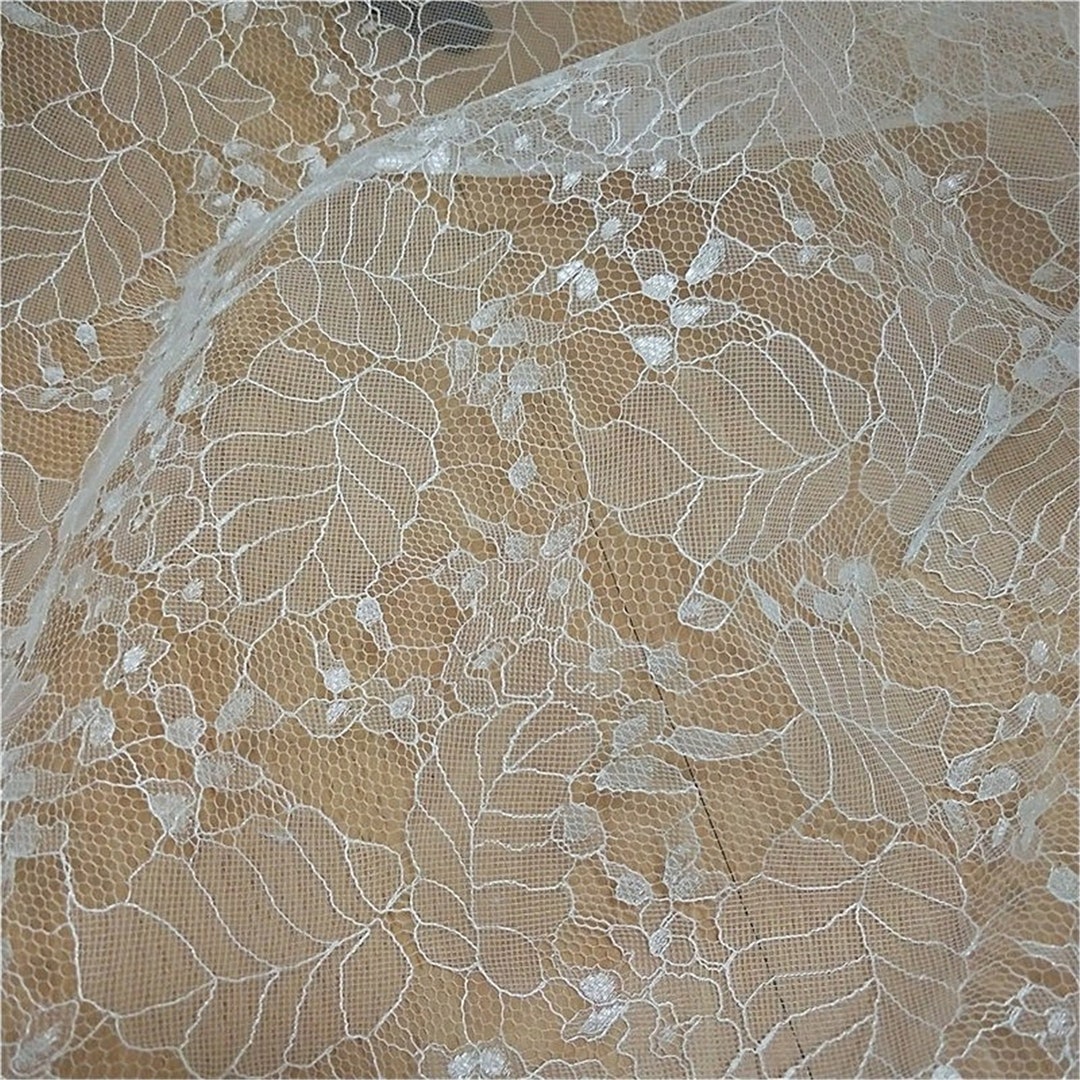 High Quality Chantilly Lace Fabric, French Chantilly Lace,wedding ...
