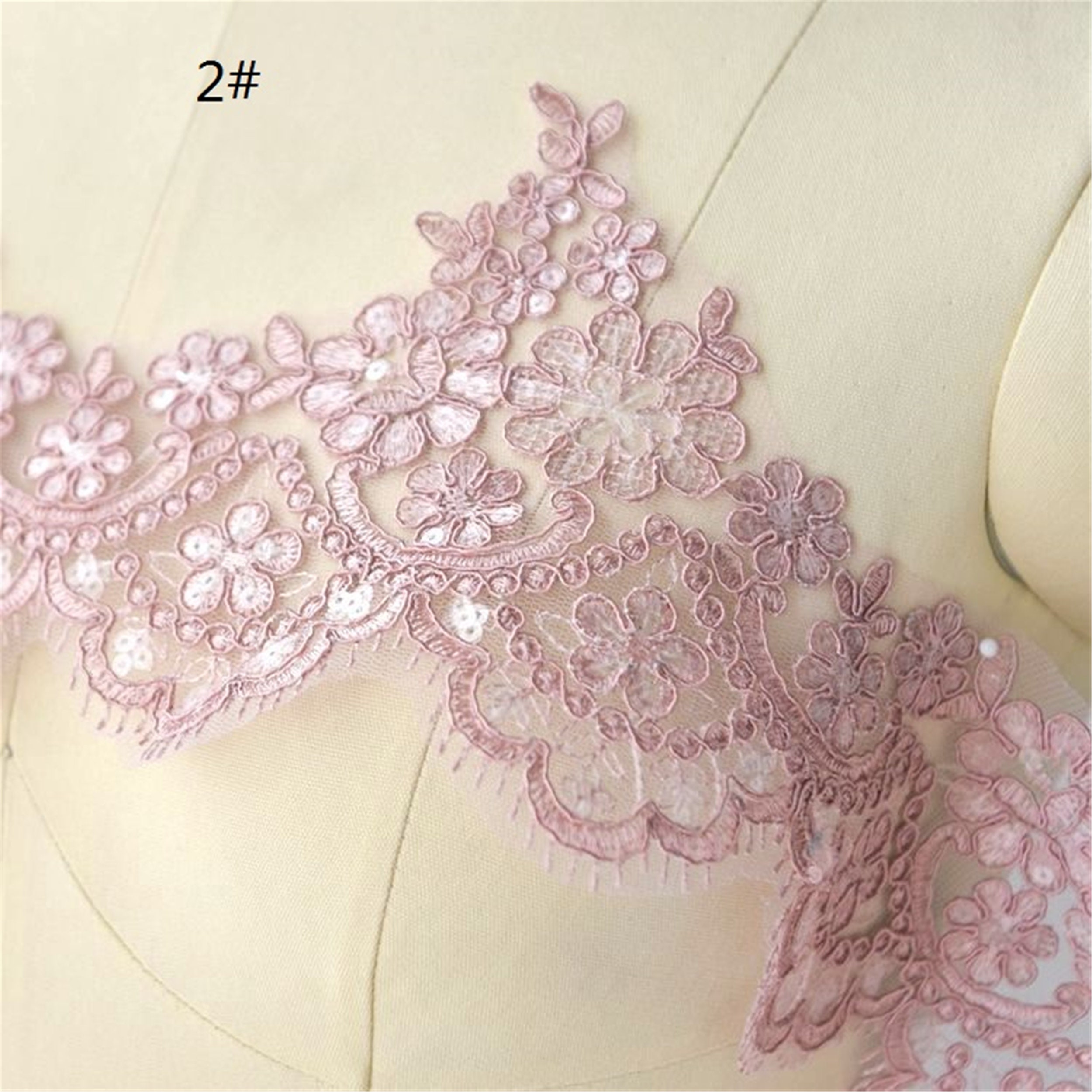 11 Colors NEW Sell By Yard Alencon Lace Trim Corded Lace | Etsy