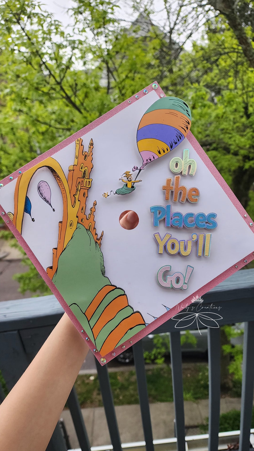 Graduation Cap Topper. Oh the Places. - Etsy