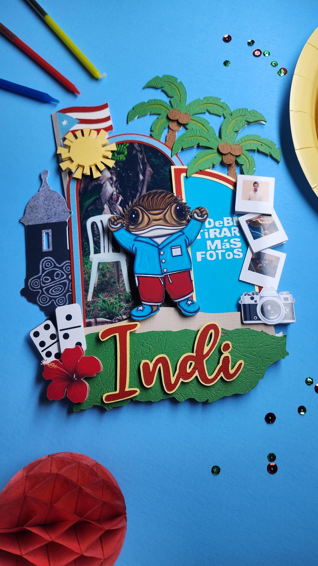 Puerto Rico, Devi Tirar Mas Fotos Cake Topper - Etsy