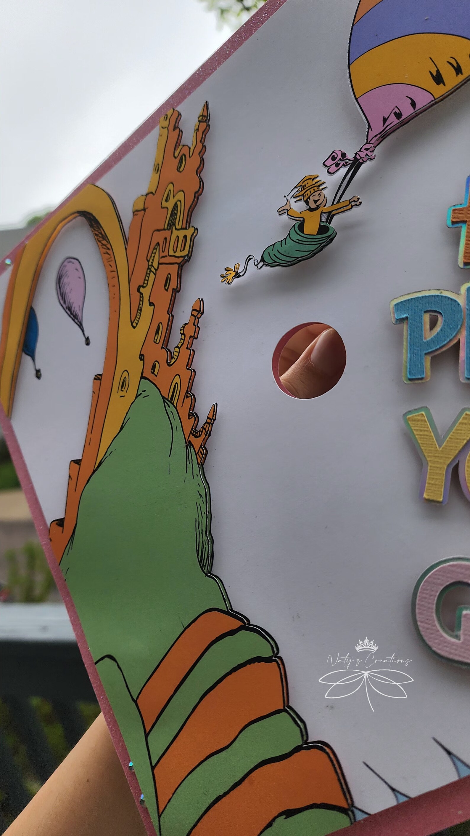 Graduation Cap Topper. Oh the Places. - Etsy