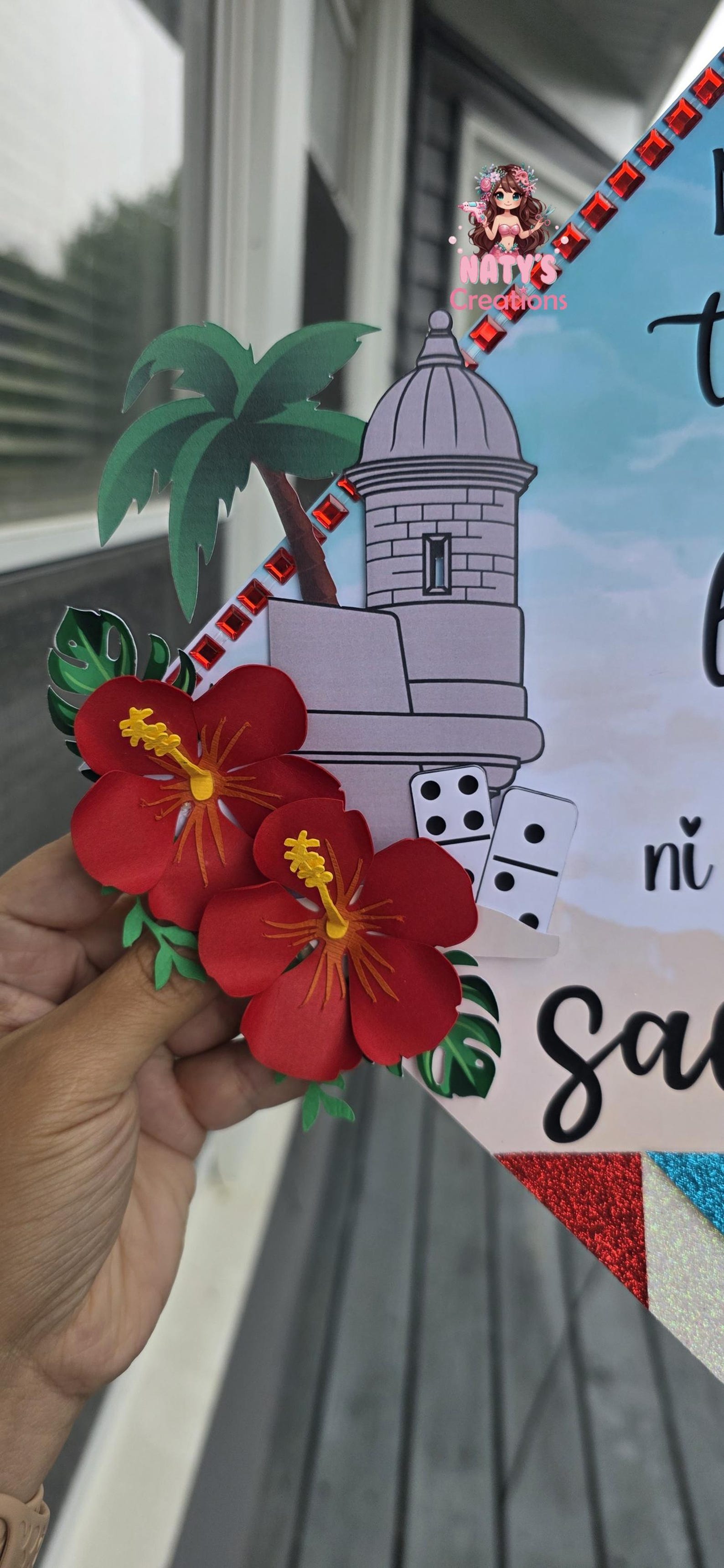 Puerto Rico Graduation Cap Topper - Etsy