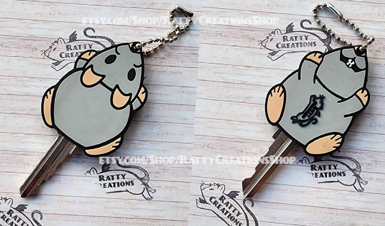 RAT Rubber Key Holder 3in Keychain - Etsy