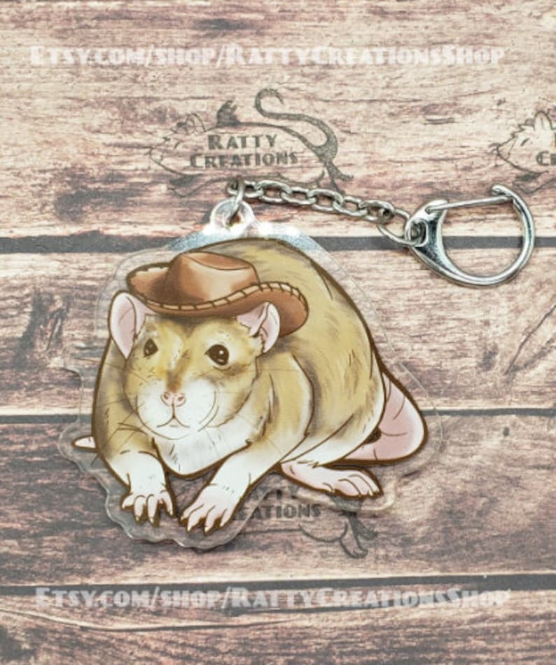 Rat Meme Acrylic Charm Keychains Series 1 | Etsy