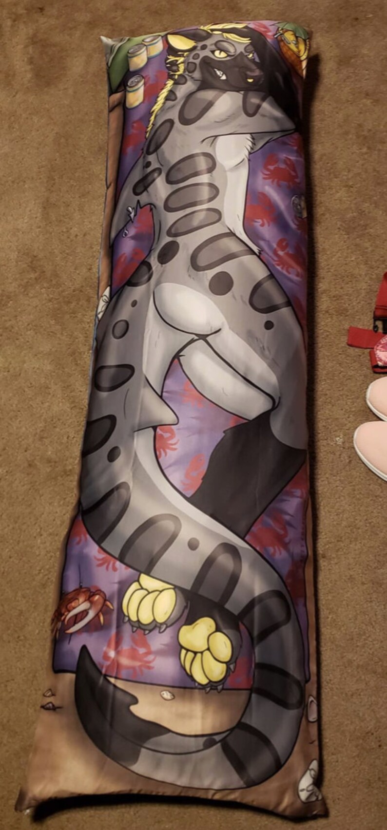 Riptide Hyena/shark Dakimakura Large Body Pillow Case | Etsy