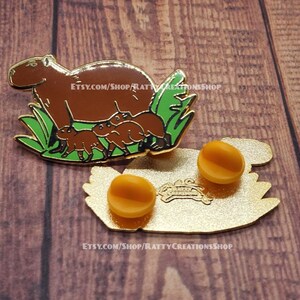 Mama Capybara Gold Hard Enamel Pin - Etsy