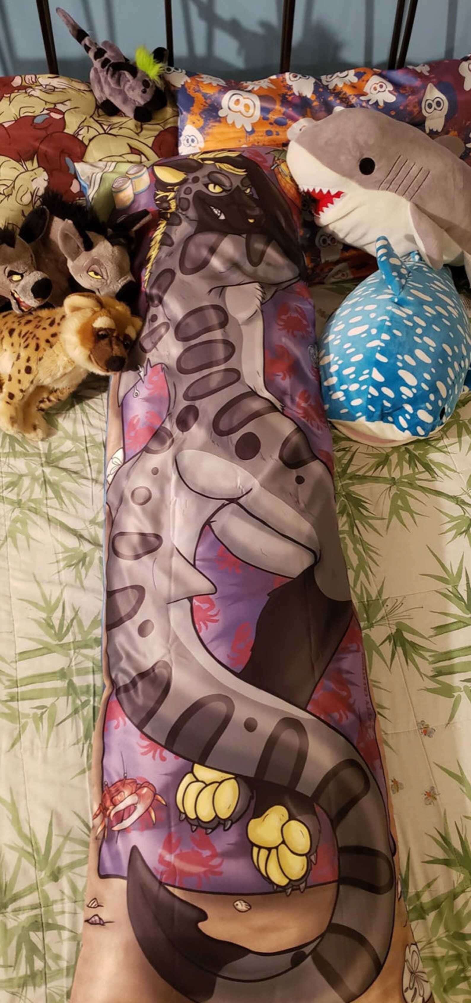Riptide Hyena/Shark Dakimakura Large Body Pillow Case | Etsy