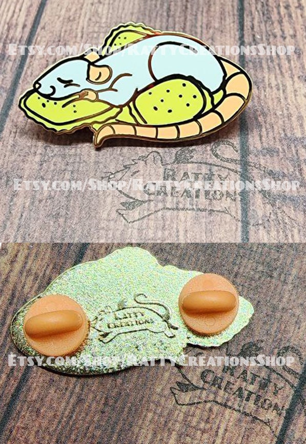Food Rats Hard Enamel Pin Flap Jacks Ravioli - Etsy