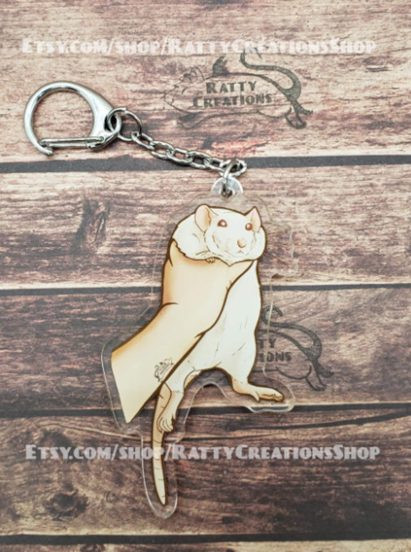 Rat Meme Acrylic Charm Keychains Series 1 | Etsy