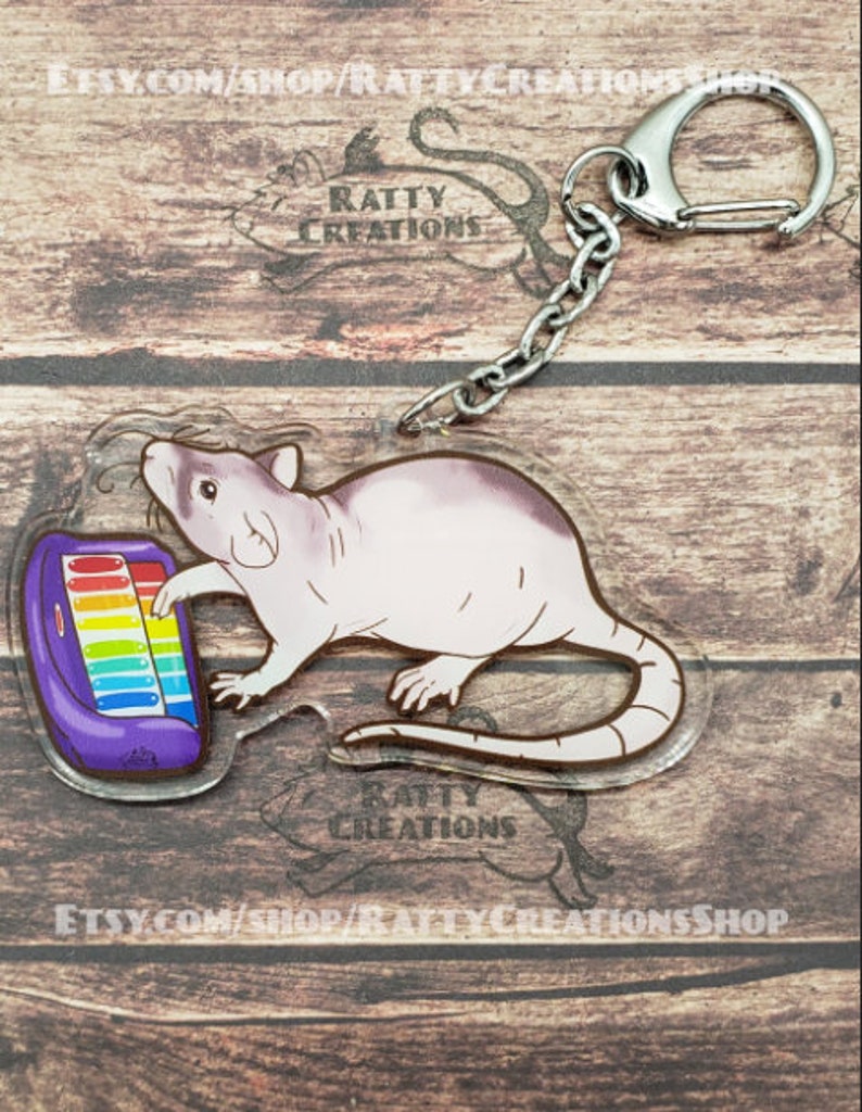 Rat Meme Acrylic Charm Keychains Series 1 | Etsy