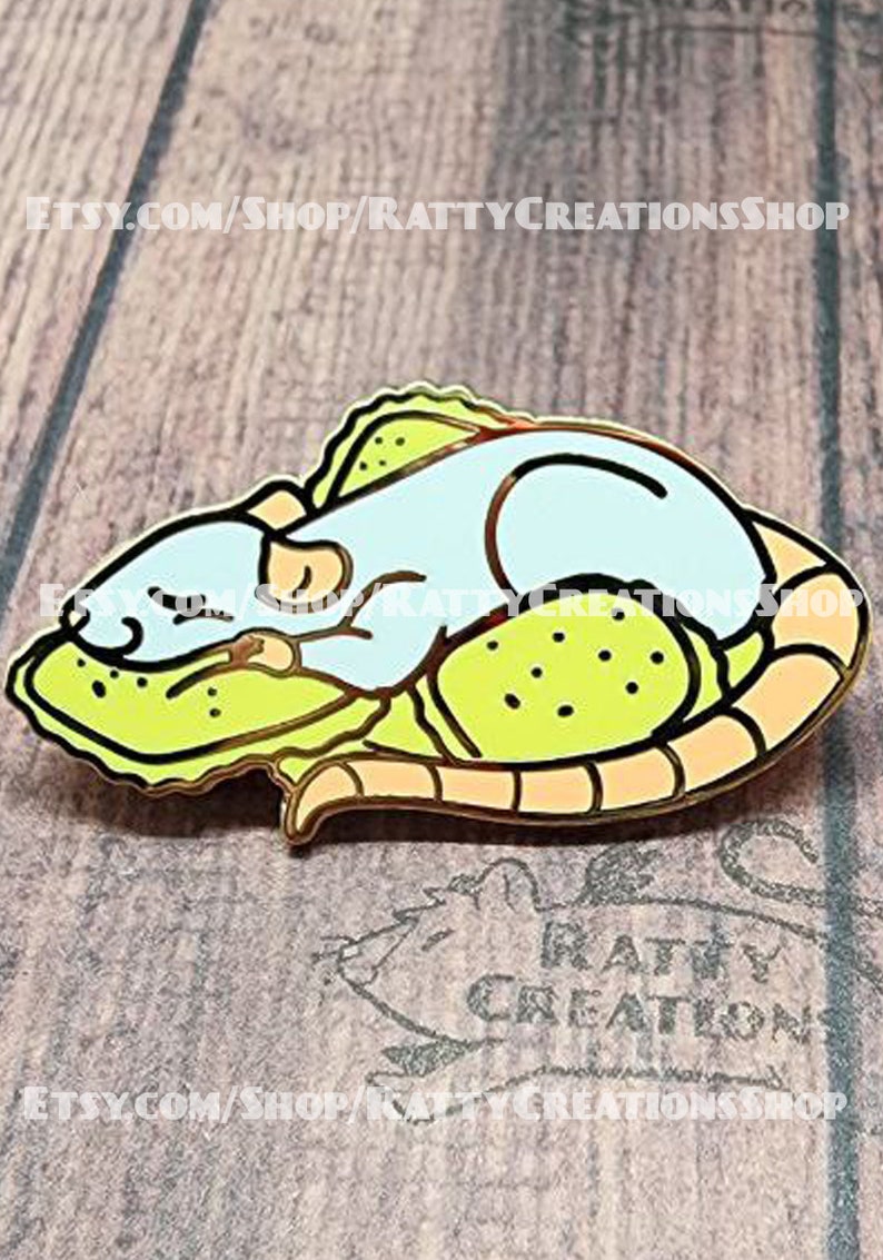 Food Rats Hard Enamel Pin Flap Jacks Ravioli - Etsy