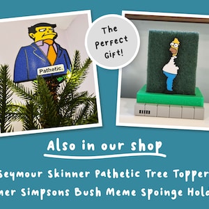 Homer Simpson Hanging Christmas Tree Decoration - the Simpsons Bush ...