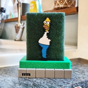 Homer Simpson Sponge Holder - the Simpsons Bush Meme Gift - High ...