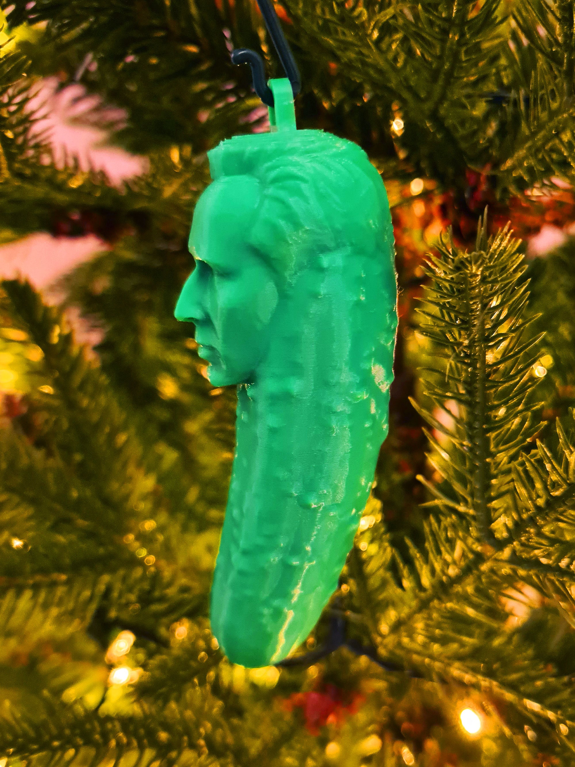 Picolas Cage Hanging Christmas Tree Decoration - Nicolas Cage Pickle ...