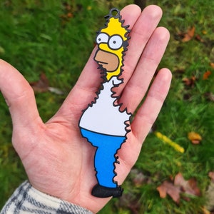 Homer Simpson Hanging Christmas Tree Decoration - the Simpsons Bush ...
