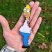Homer Simpson Hanging Christmas Tree Decoration - the Simpsons Bush ...