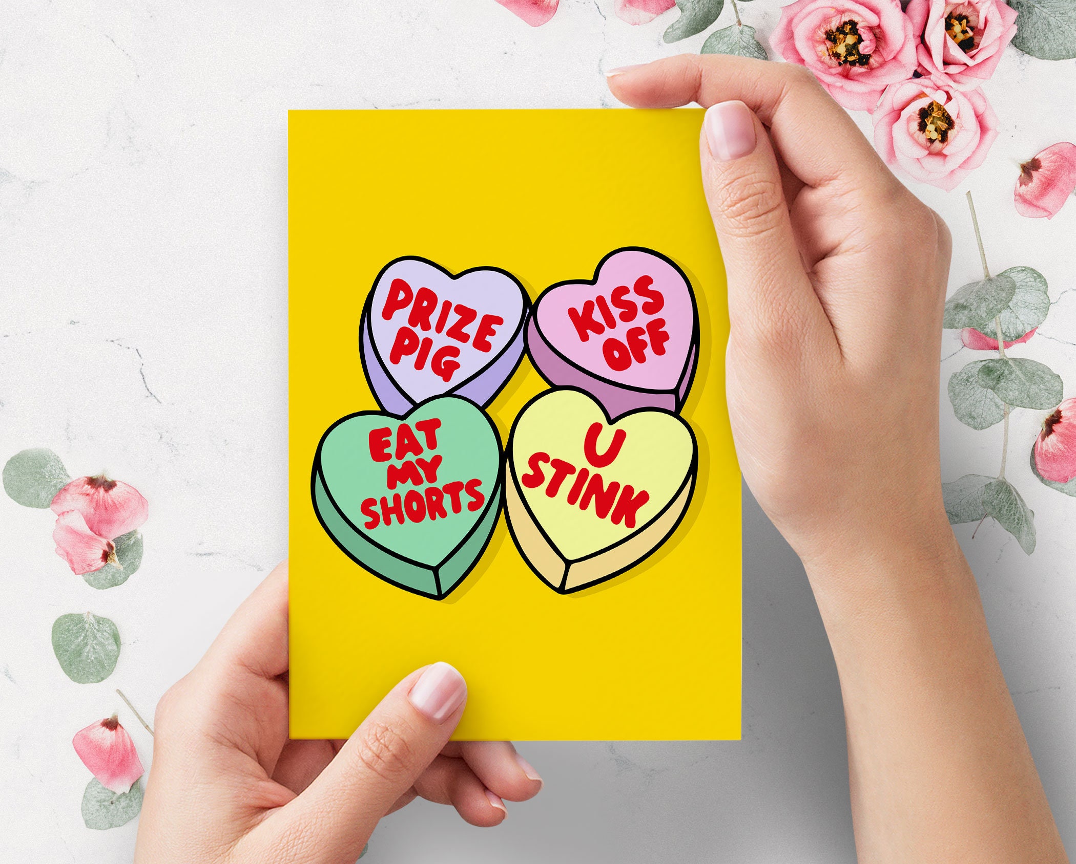 Bart Simpson Candy Hearts Funny Simpsons Valentines Day Card | Cute ...