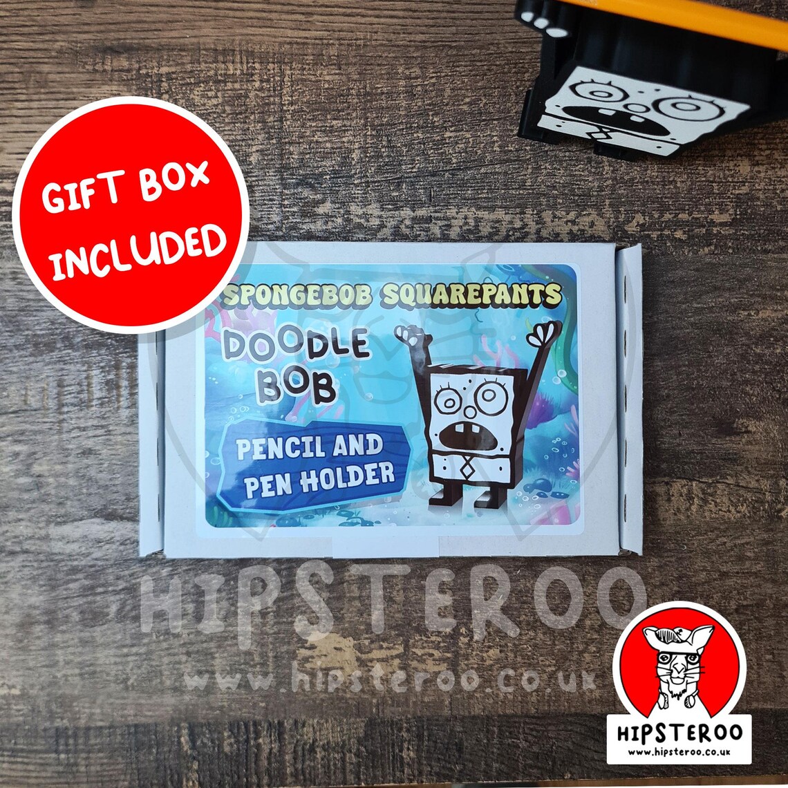 Doodlebob Pen Pencil Holder - Sponge Bob Home Decor - High Quality 3D ...