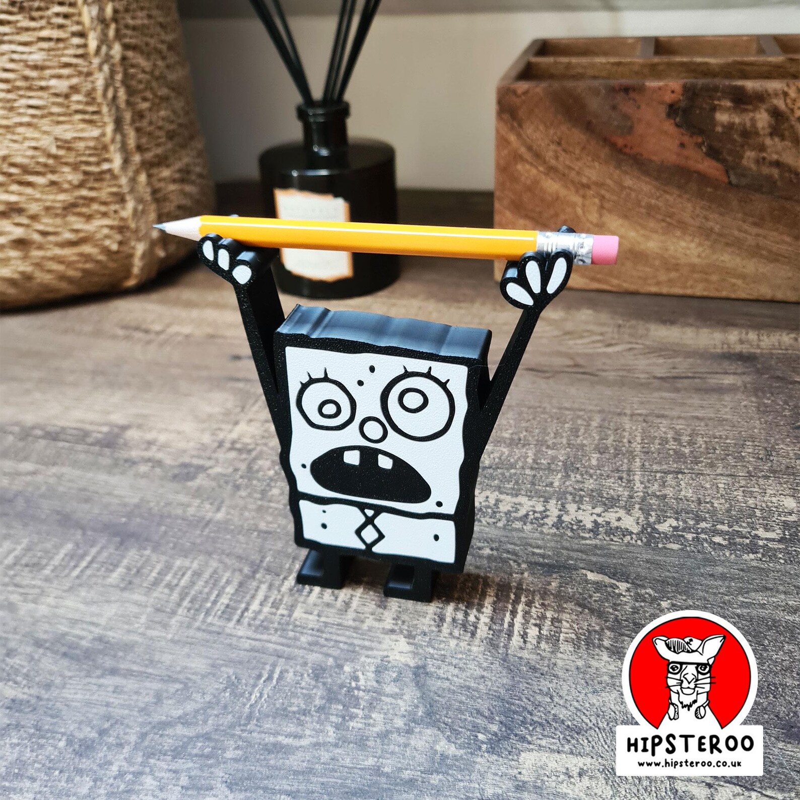 Doodlebob Pen Pencil Holder - Sponge Bob Home Decor - High Quality 3D ...