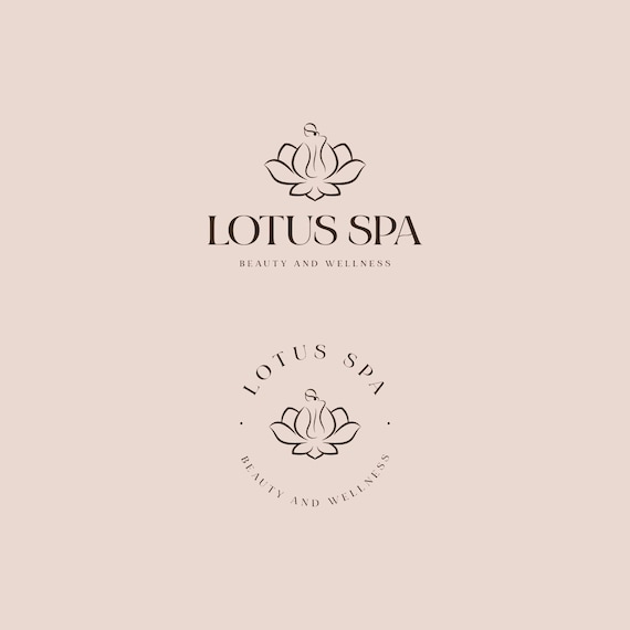 Premade Minimalist Luxury Logo for Skincare Spa Beauty - Etsy
