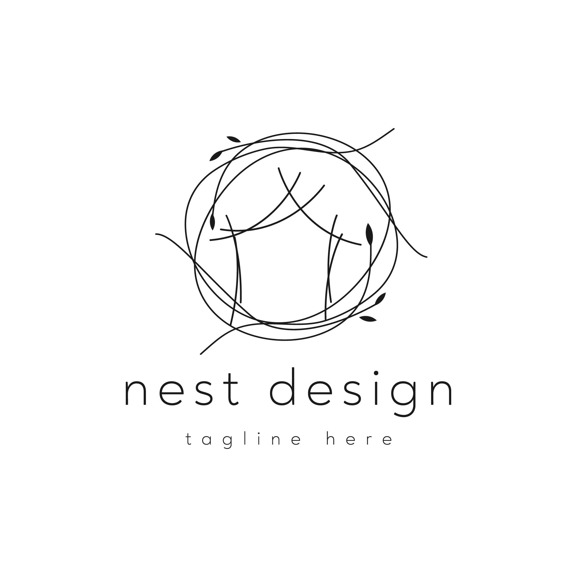 Premade Elegant Luxury Nest House Logo for a Coach Consultant, Realtor ...