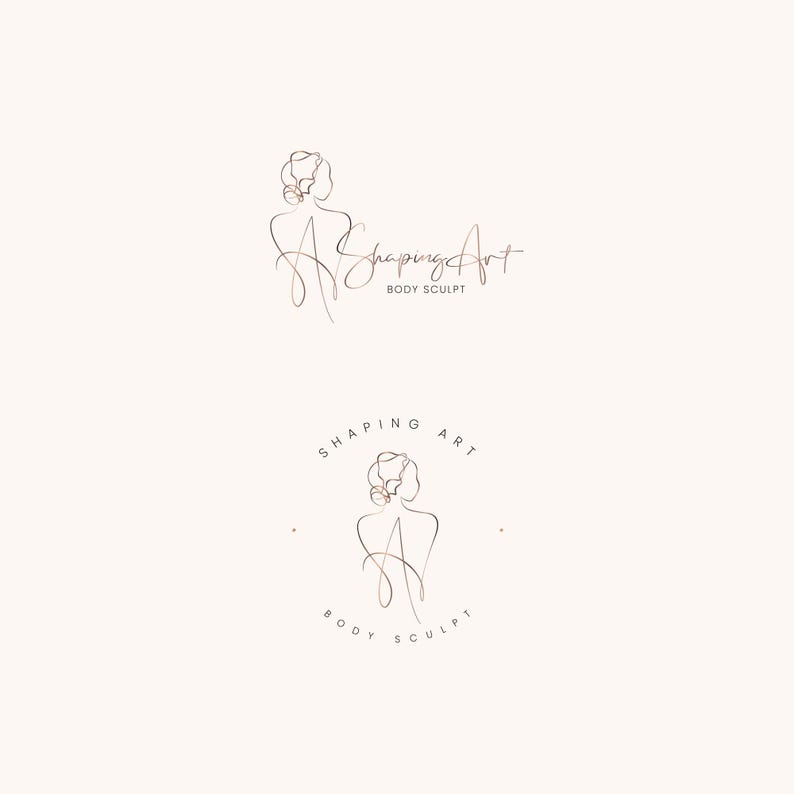 Premade Minimalist Luxury Logo for Skincare Spa, Beauty Studio, Body ...