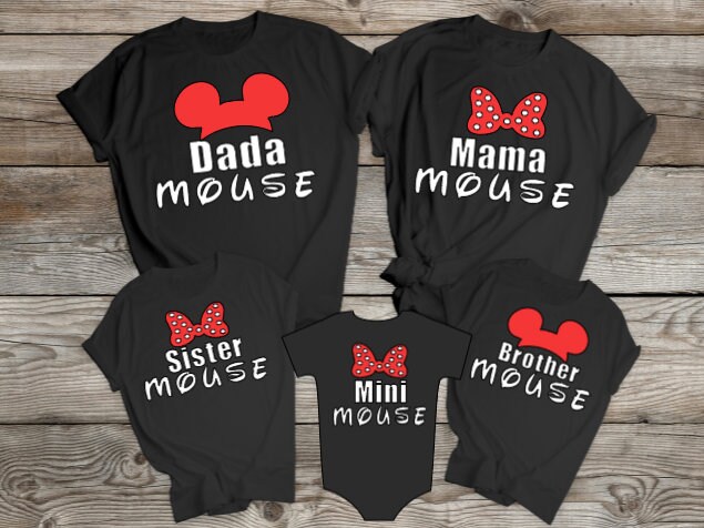 Mama Mouse, Dada Mouse, Mini Mouse, Mommy Mouse, Daddy Mouse, Baby ...