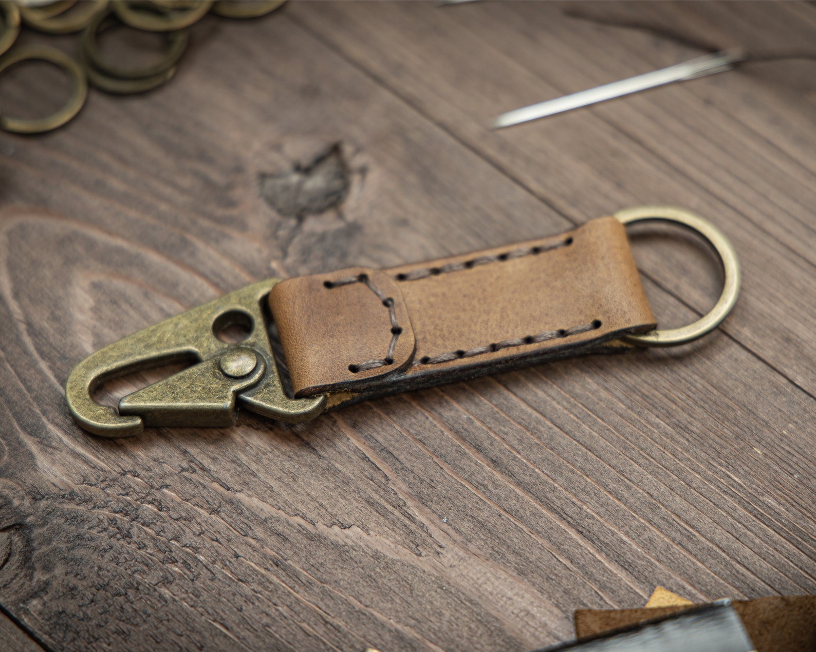 Personalized Leather Keychain Custom Engraved Key Chain Gifts | Etsy