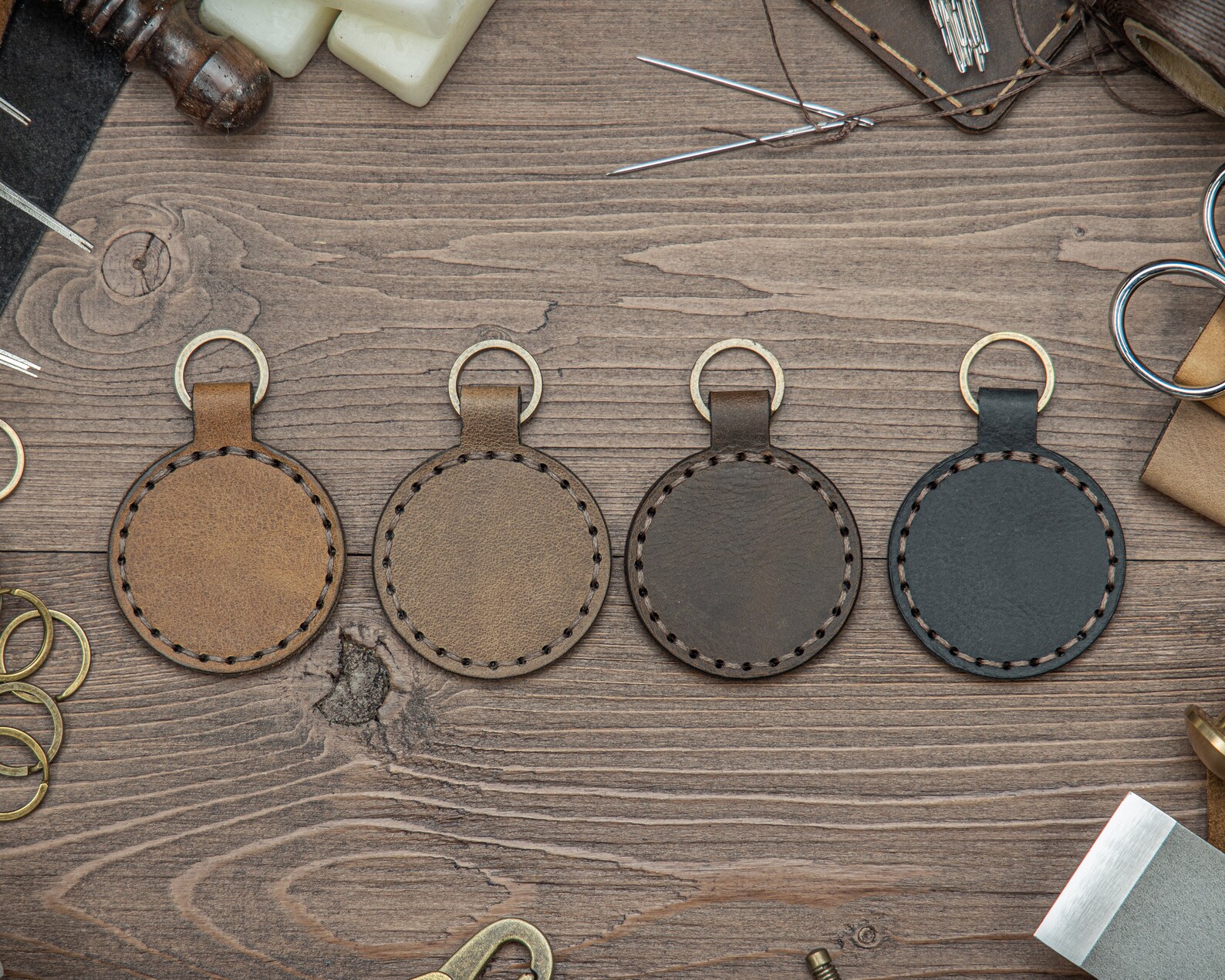 Personalized Leather Keychain Custom Engraved Key Chain Gifts - Etsy