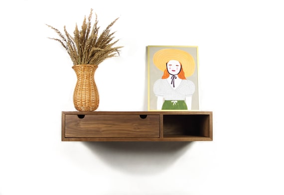 Floating Console Table / Entryway Table / Hall Table / | Etsy