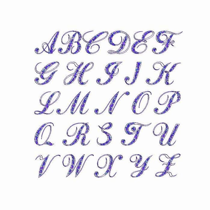 Whole Entire Floral Alphabet Machine Embroidery Design 4 - Etsy