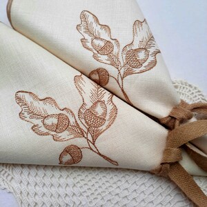 Acorns Machine Embroidery Design 3 SIZES, Autumn Acorns With Oak Leaves ...