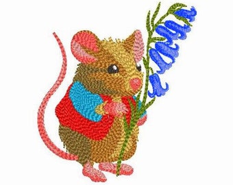 Mouse Machine Embroidery Design - Etsy