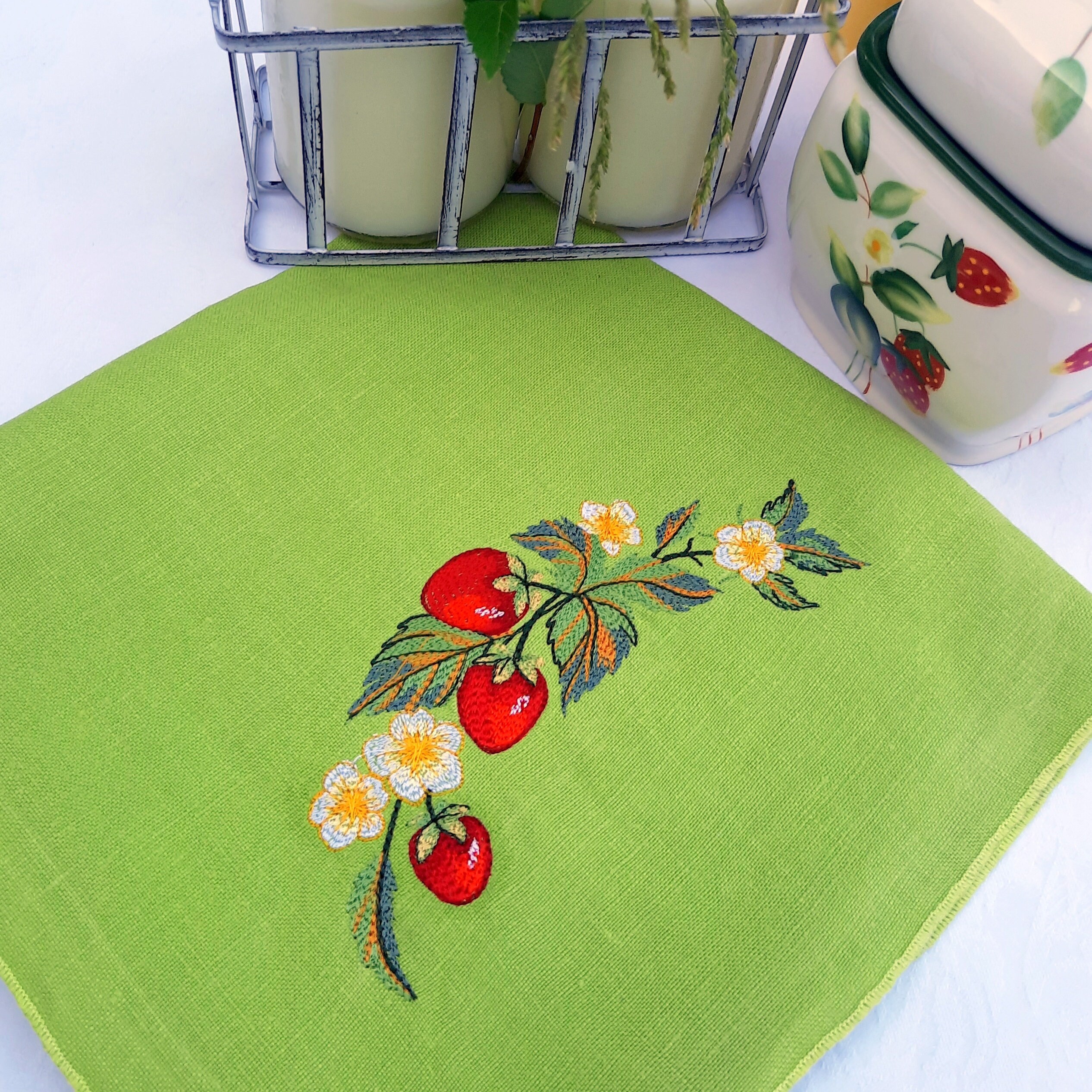 Strawberry Machine Embroidery Design 2 SIZES Sketch Machine - Etsy