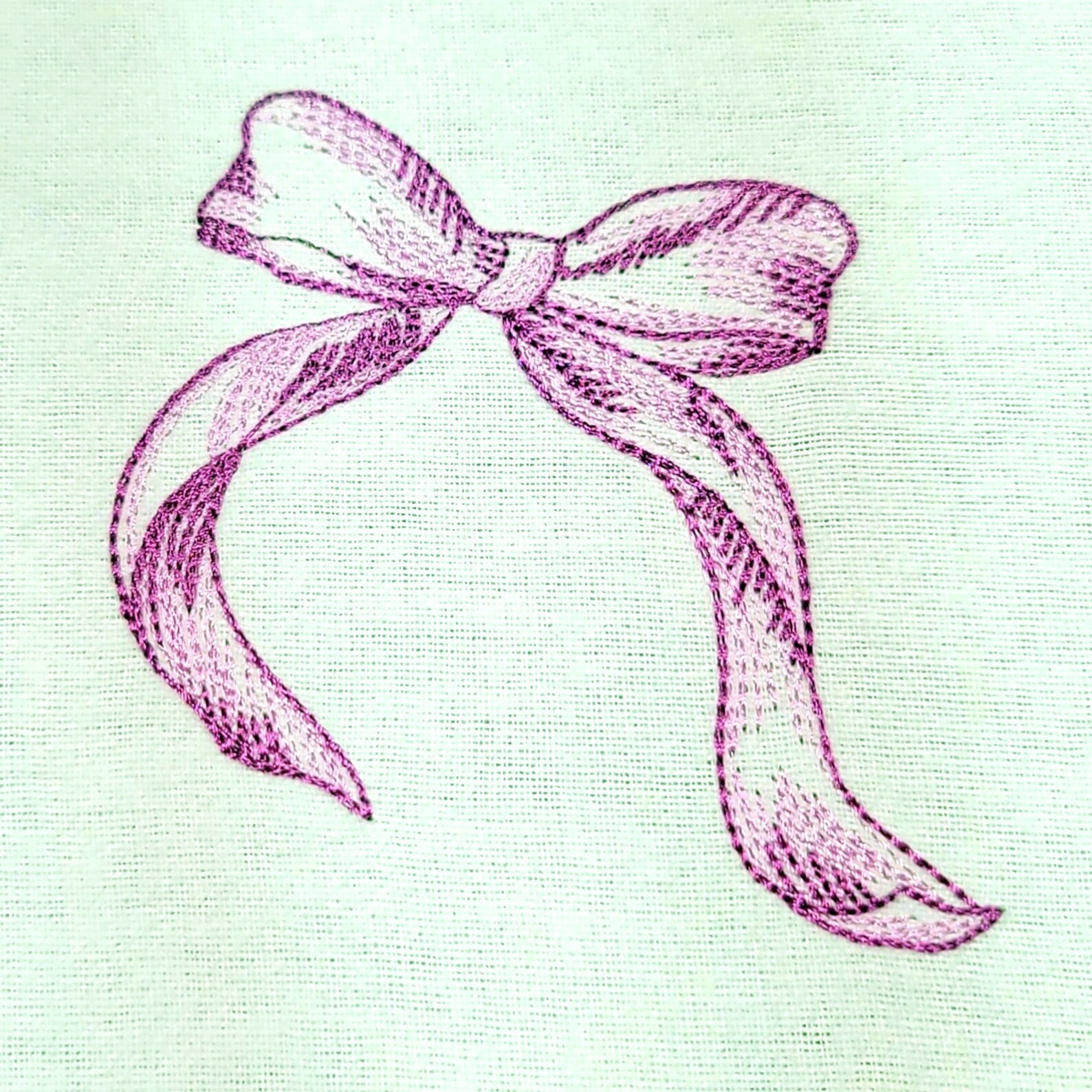 Bow Machine Embroidery Design, Ribbon Bow Digital Embroidery File, Cute ...