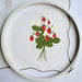 Wild Strawberry Machine Embroidery Design - 4 Sizes, Red Berry Bouquet ...