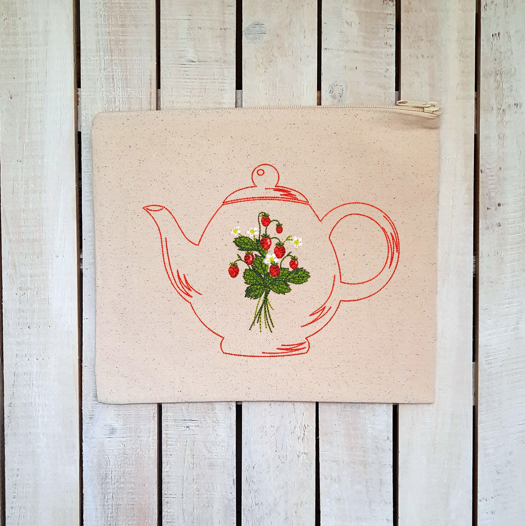 Teapot Machine Embroidery Design, Digital Machine Embroidery Tea Kettle ...