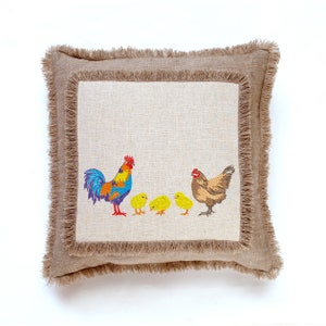Chicken Farm Machine Embroidery Design 5 Sizes, Rooster Hen and Chicks ...