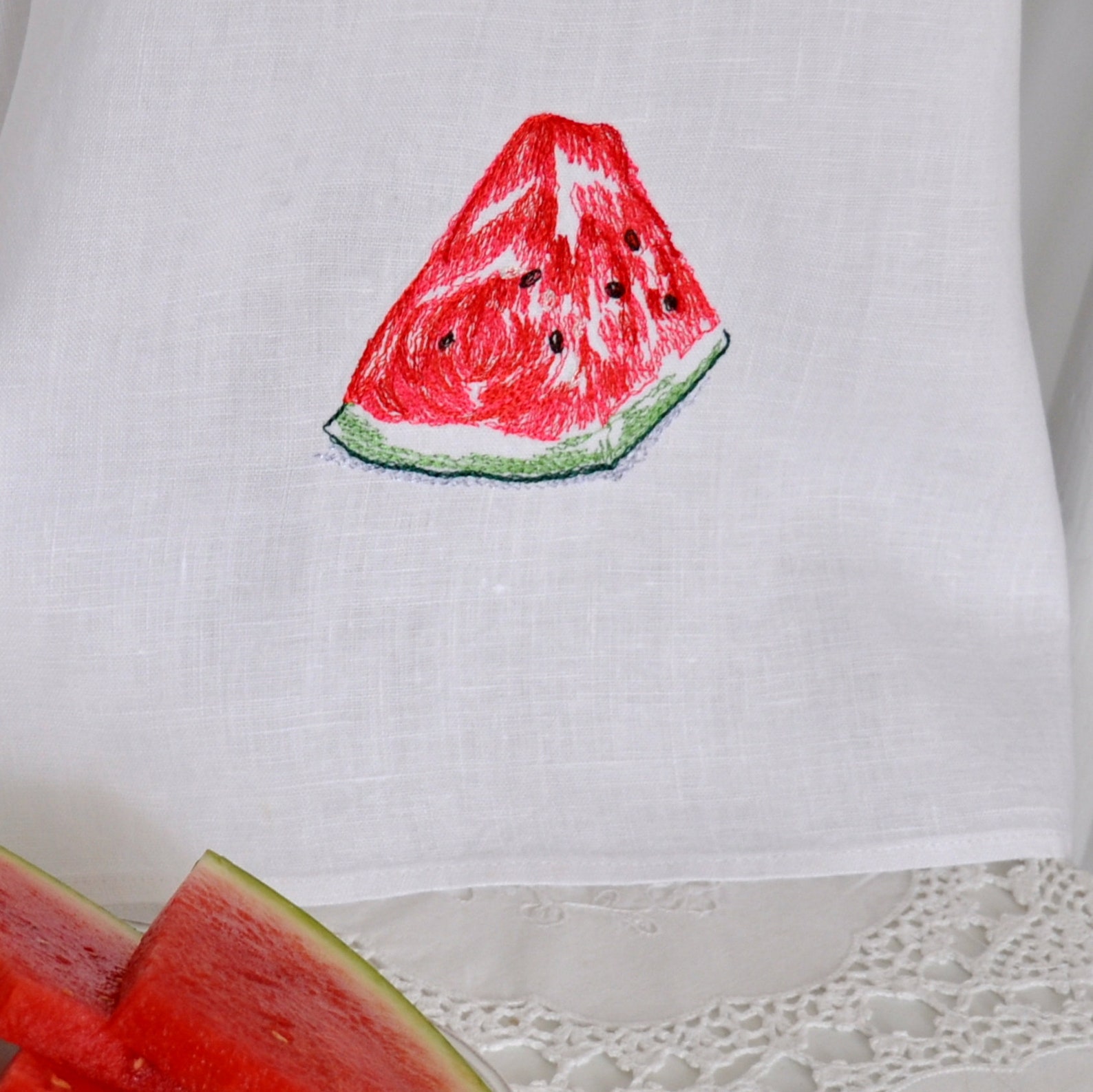 Watermelon Machine Embroidery Design, Sketch Machine Embroidery ...