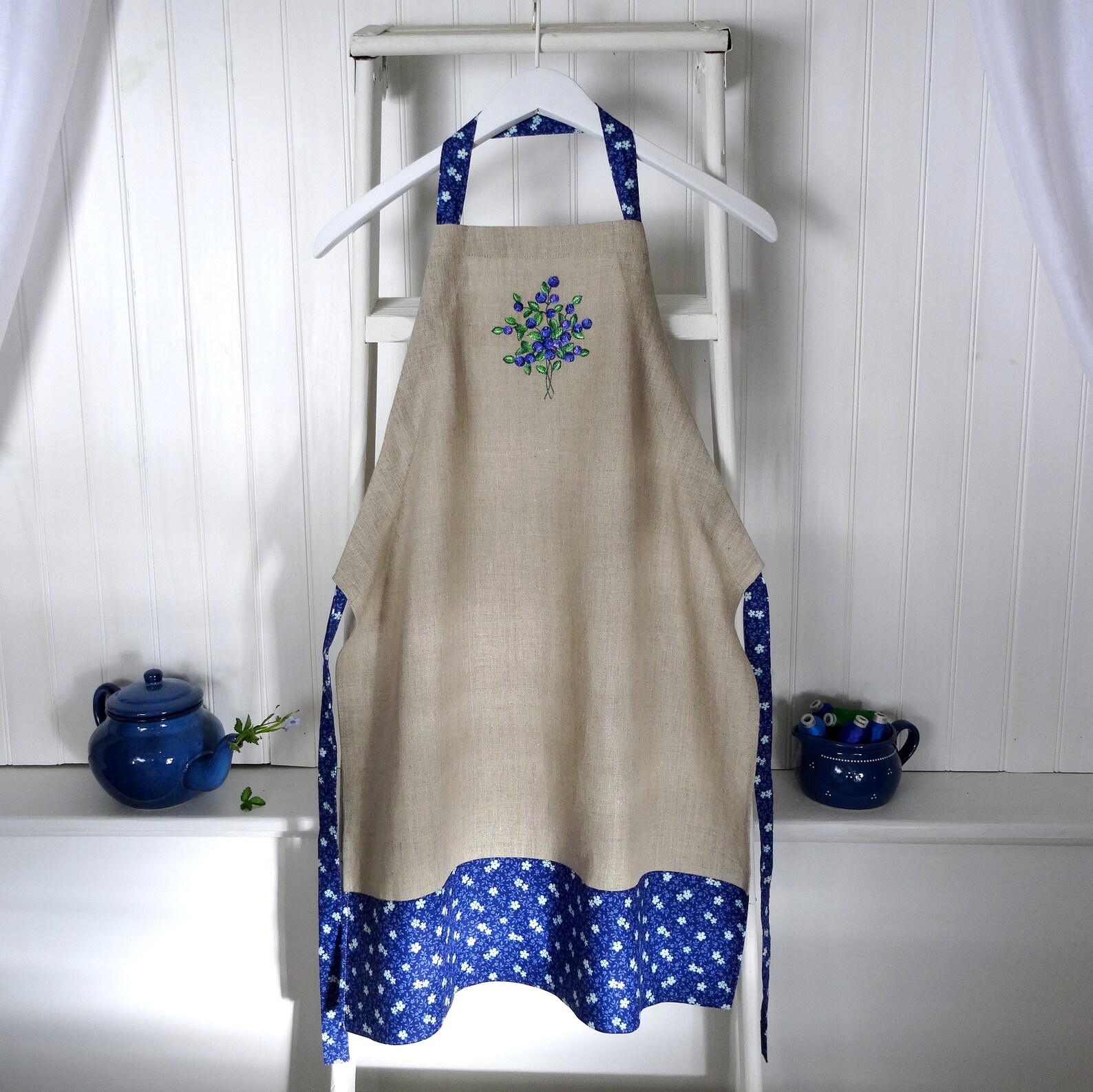 Blueberry Machine Embroidery Design, Blueberry Bouquet Digital ...