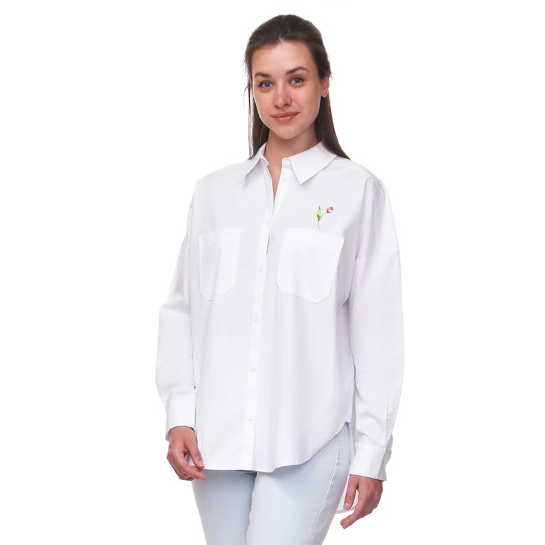 Tulip Machine Embroidery Design 5 SIZES Tulip Flower Digital - Etsy