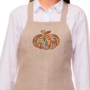 Fall Pumpkin Machine Embroidery Design 5 SIZES, Thanksgiving Pumpkin ...