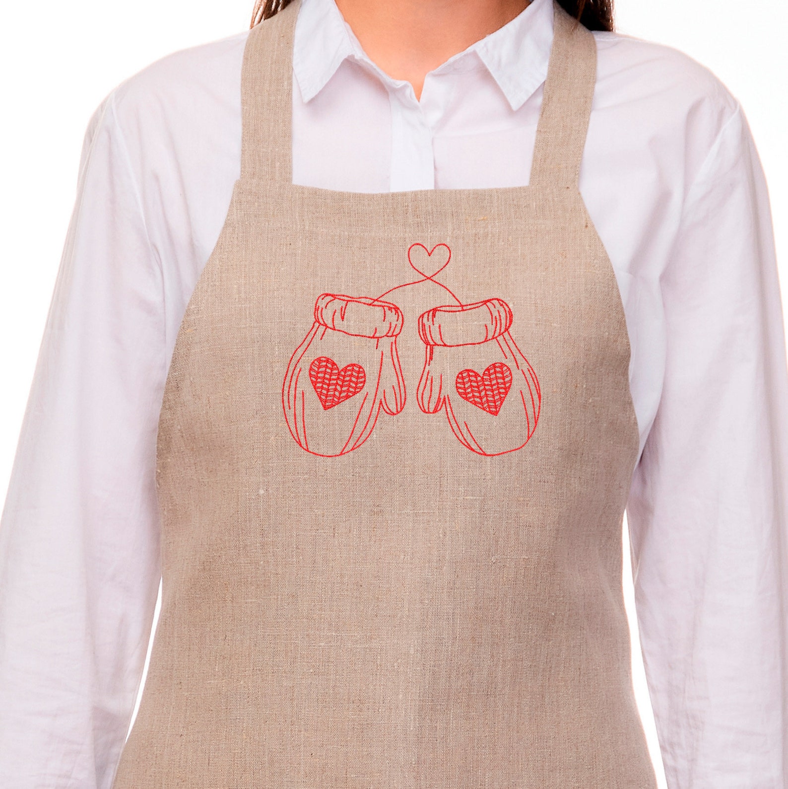 Mittens Machine Embroidery Design 3 SIZES, Sketch Machine Embroidery ...