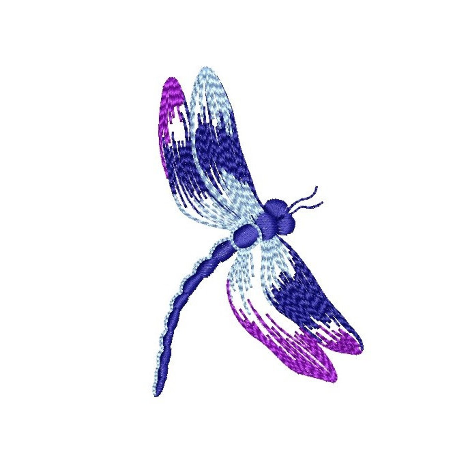 Dragonfly Machine Embroidery Design 3 SIZES Sketch Machine - Etsy