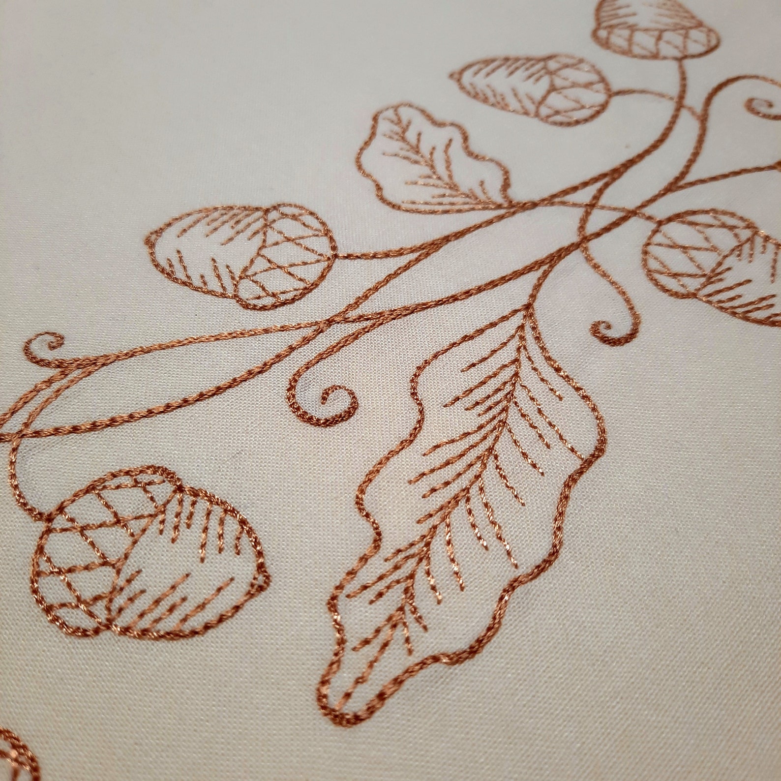 Autumn Border Machine Embroidery Design 4 SIZES Sketch | Etsy