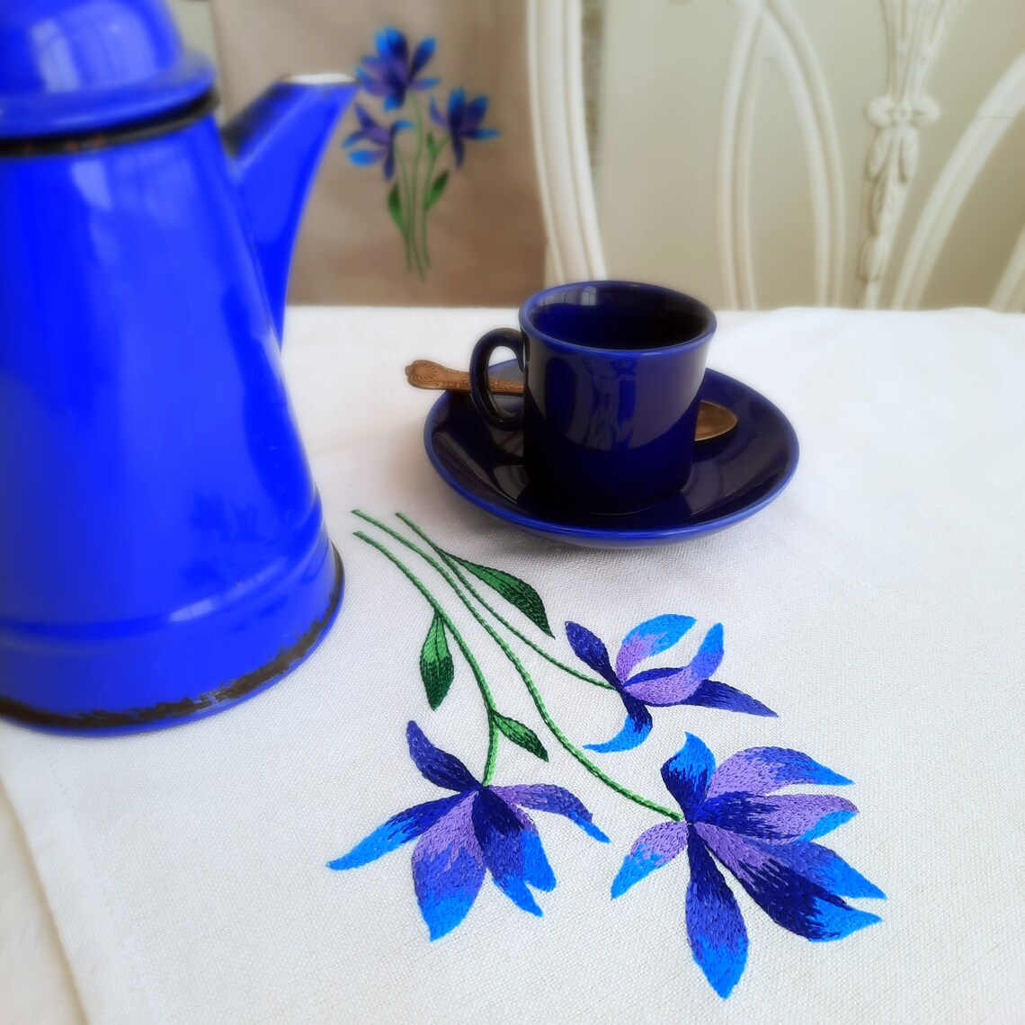 Flower Bouquet Machine Embroidery Design 5 Sizes Sketch Etsy