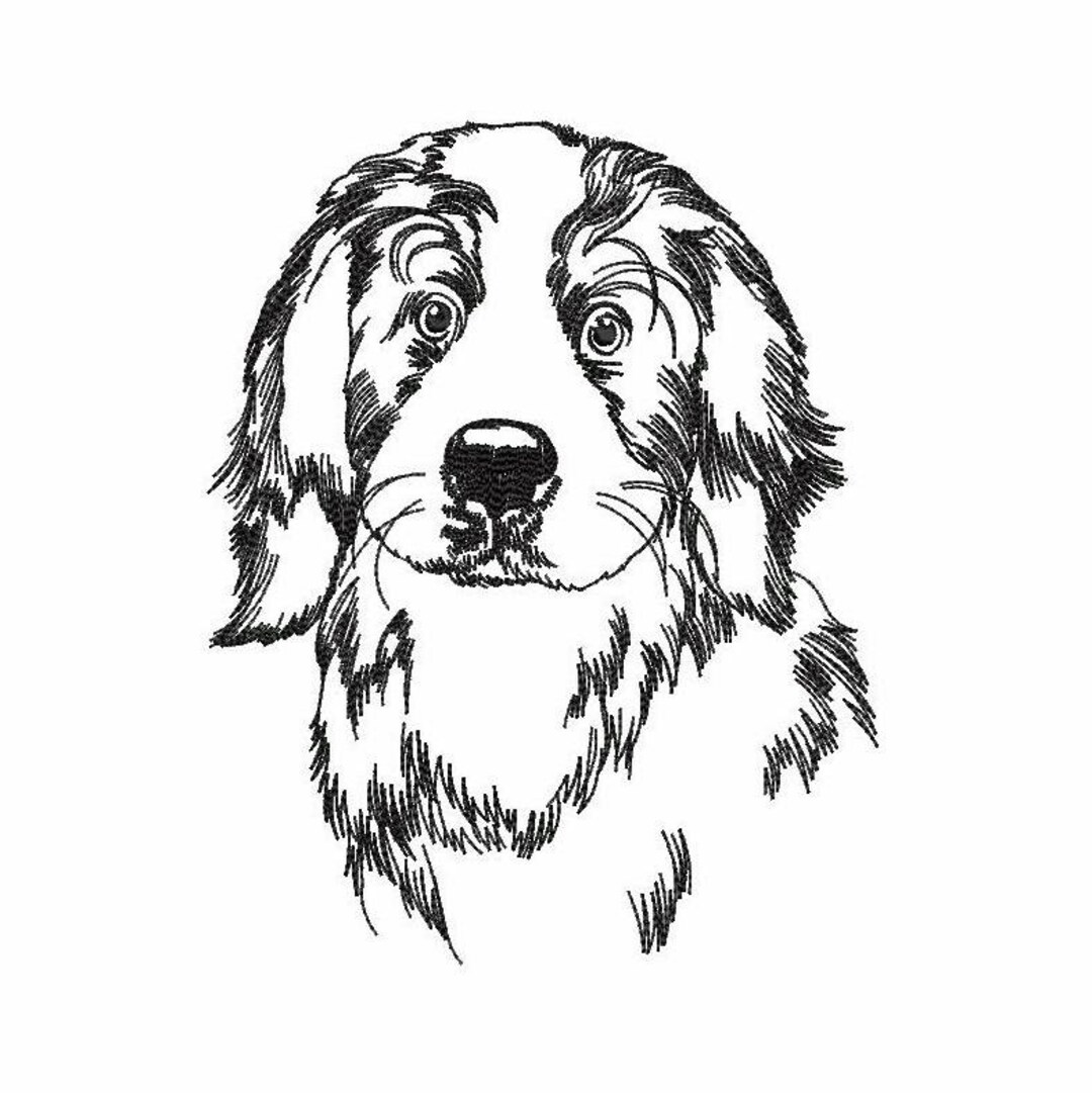 Puppy Machine Embroidery Design 7 SIZES, Cute Puppy Dog Digital ...