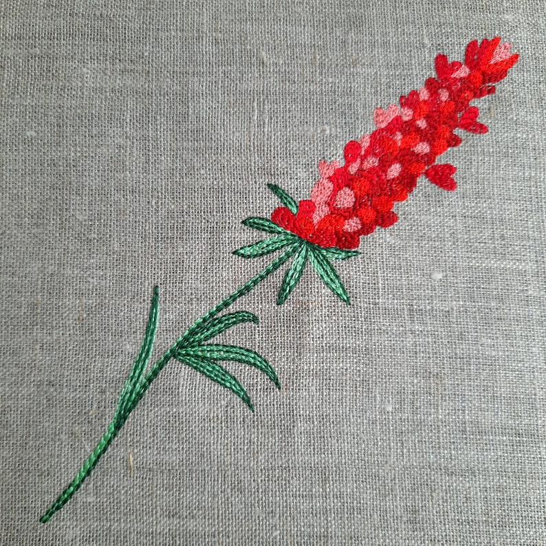 Bluebonnet Machine Embroidery Design 6 SIZES Sketch Machine - Etsy