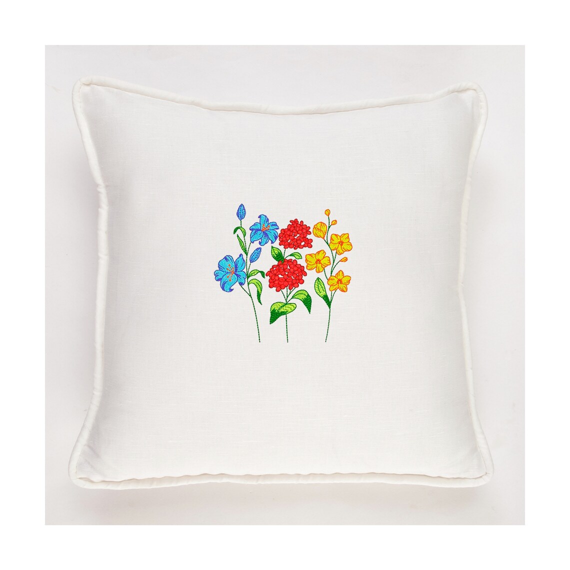 Beautiful Flowers Machine Embroidery Design 3 Sizes, Sketch Machine ...