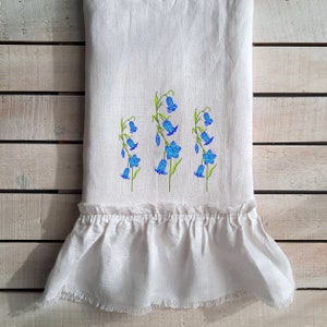 Bellflower Machine Embroidery Design 3 SIZES, Field Bluebell Digital ...